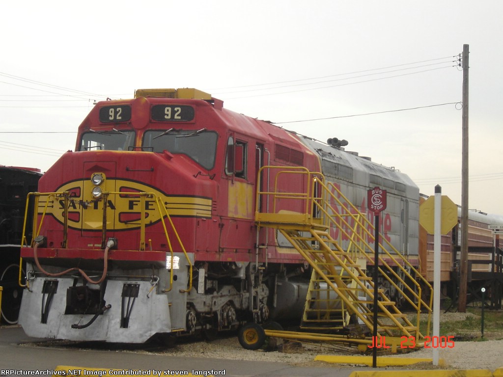 ATSF engine # 92